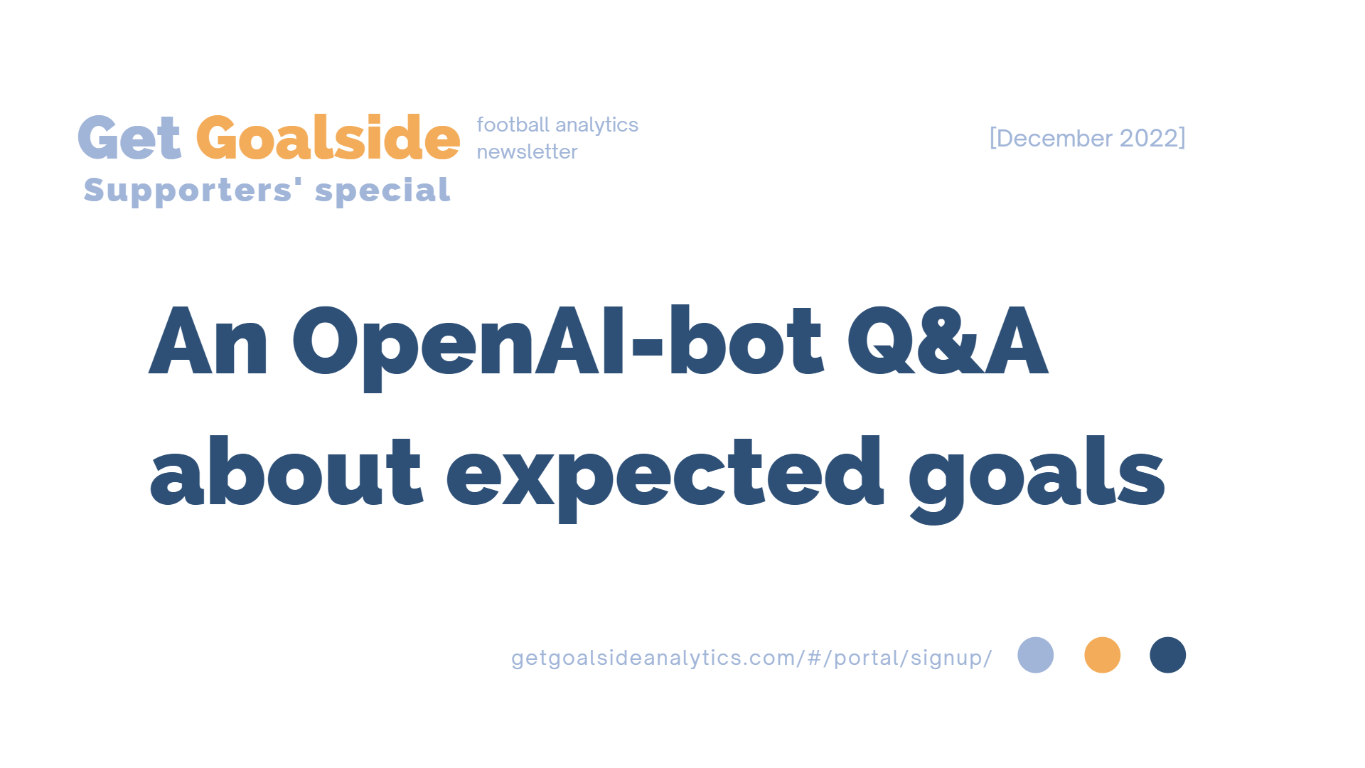 An OpenAI Q&A about expected goals An OpenAI Q&A about expected goals