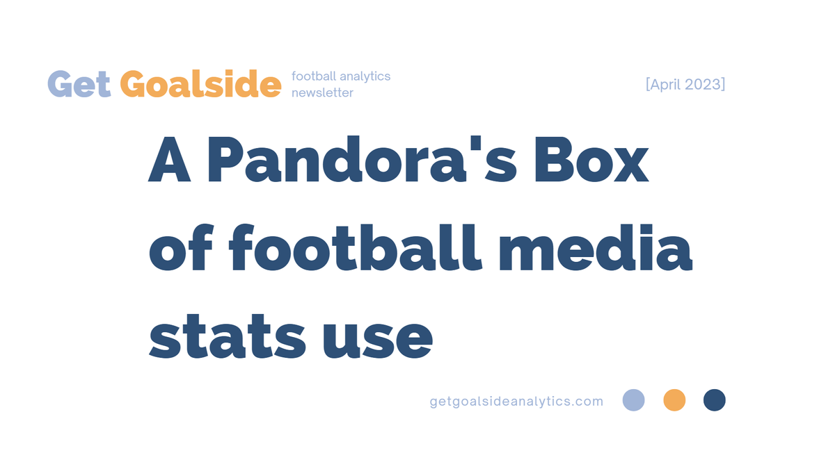 A Pandora's Box of football media stats use